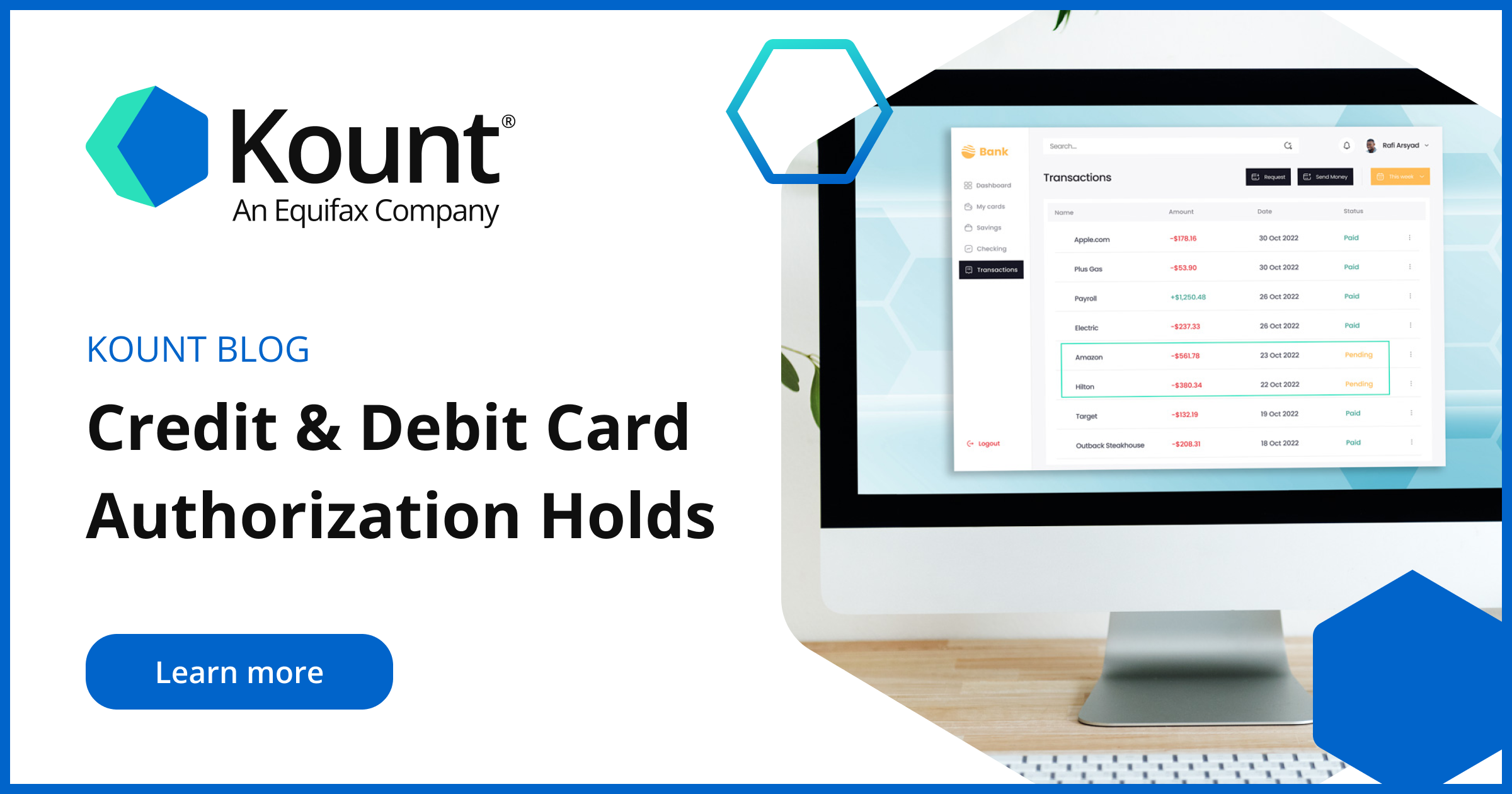 What is a Credit Card or Debit Authorization Hold? | Kount